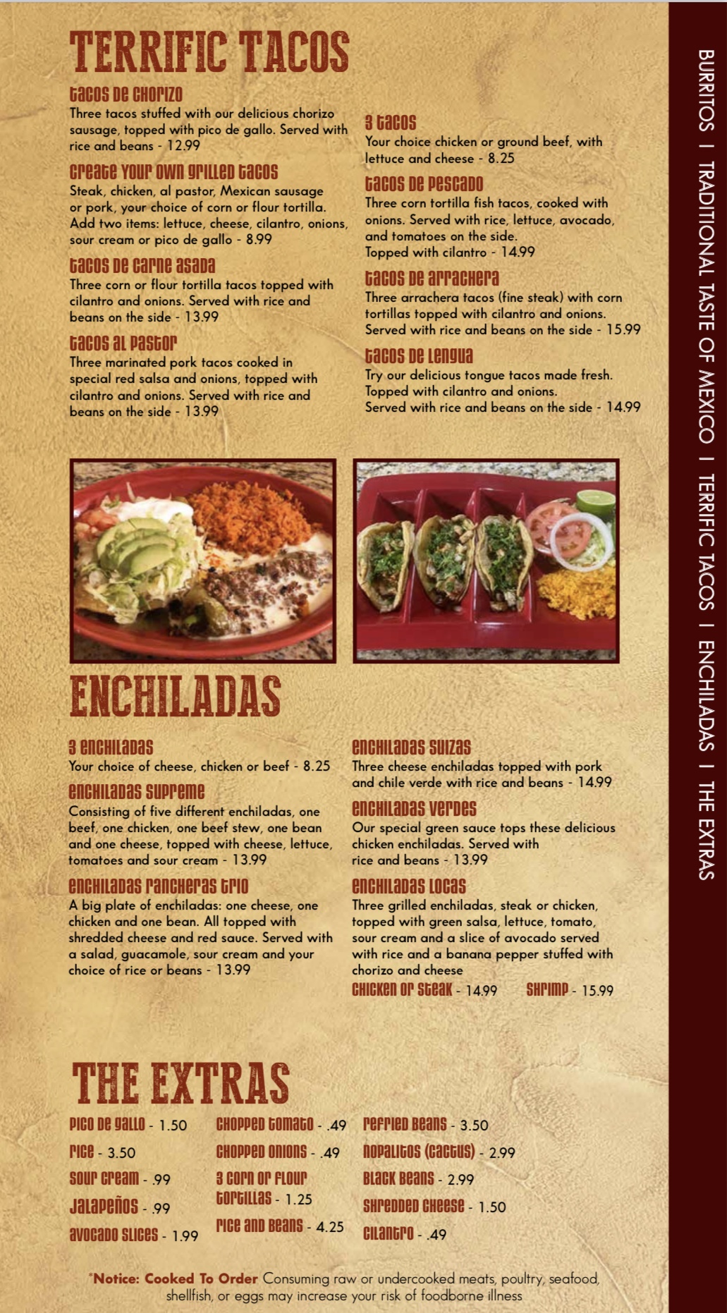 Menu – Dorados